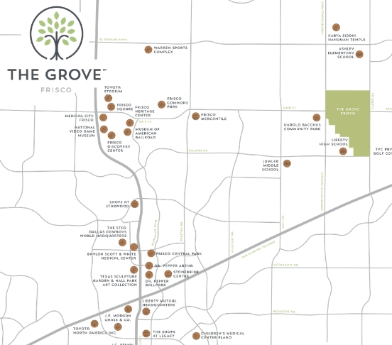 Frisco Zip Code Map 75033 - Map